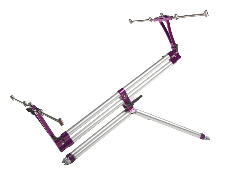 Dayko Rod Pod Compact bitubo Steel&Purple 4-5 rods A Reliable Part of ...