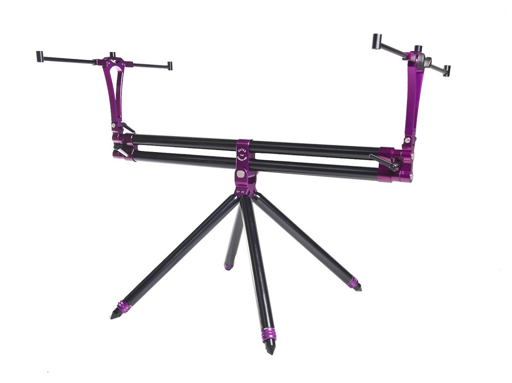 Dayko Rod Pod Compact bitubo Black & Purple 3 rods Black Buzzbars ...