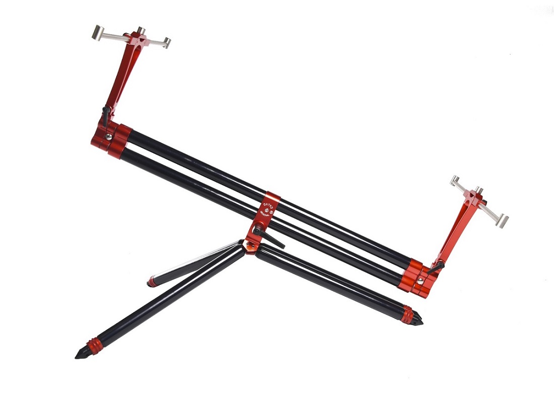 Dayko Rod Pod Compact bitubo Black & Red 3 Rods A Reliable Part of Your ...